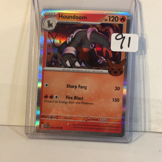 Collector Modern 2023 Pokemon TCG Stage 1 Houndoom 034/198 Holo Trading ...