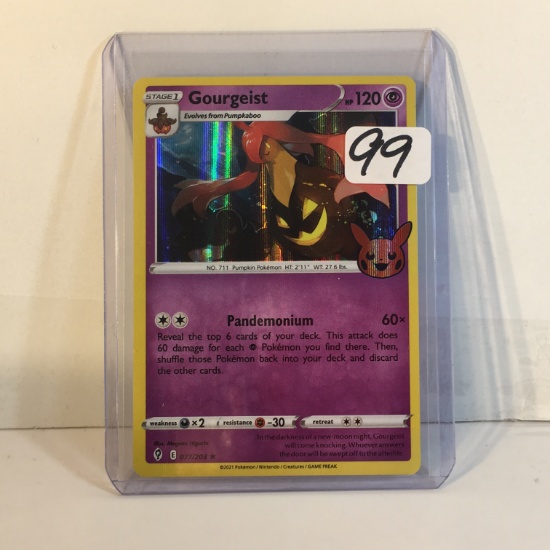 Collector Modern 2021 Pokemon TCG Stage 1 Gourgeist 077/203 Holo ...