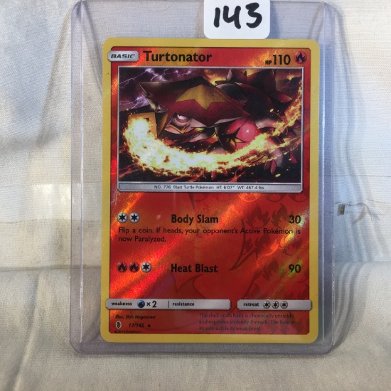 Collector Modern 2017 Pokemon TCG Basic Turtonator 17/145 Holo Trading ...