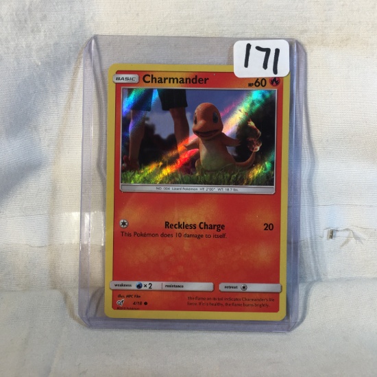 Collector Modern 2019 Pokemon TCG Basic Charmander Holo 4/18 Trading ...