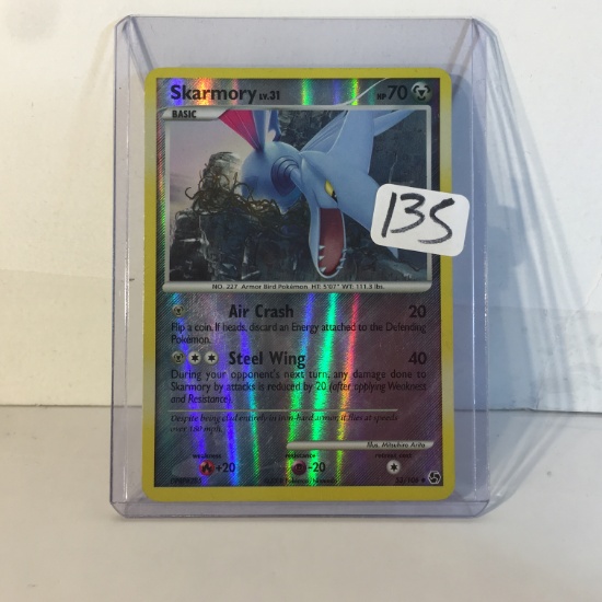 Modern 2008 Pokemon TCG Basic Skarmory HP70 Holo No.227 Armor Bird ...