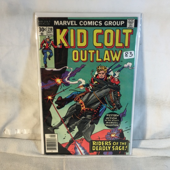 Collector Vintage Marvel Comics Kid Colt Outlaw Comic Book No.210 | Art ...