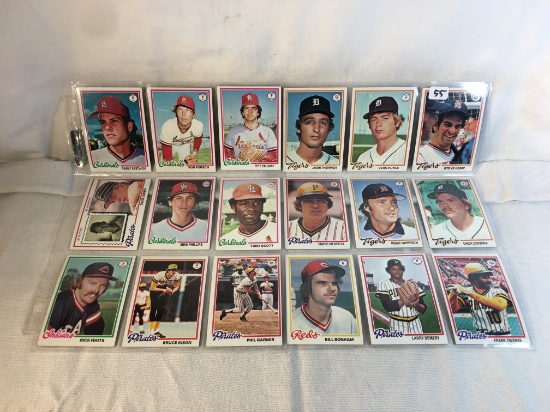 Lot of 18 Pcs Collector Vintage MLB Baseball Sport Trading Assorted ...