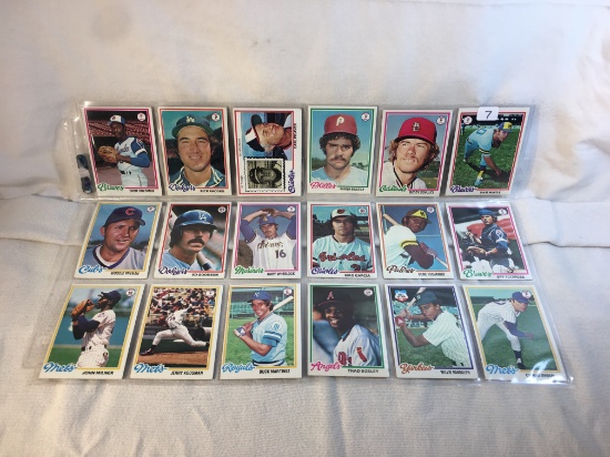 Lot Of 18 Pcs Collector Vintage Mlb Baseball Sport Trading Assorted