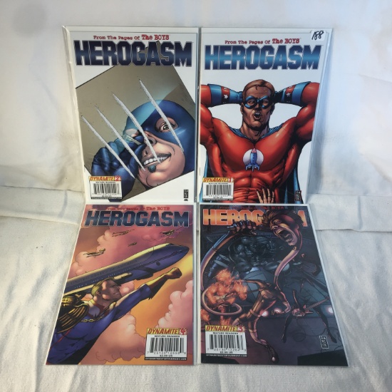 Lot of 4 Collector Modern Dynamite Comics Herogasm Comic Books No.1.2.3 ...