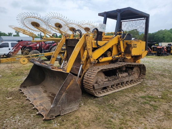 CASE 850-D TRACK LOADER, S:7075076, WITH 78'' TOOTH BUCKET, RUNS/DRIVES ...