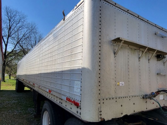 WILSON 41' X 96" WIDE HOPPER BOTTOM TRAILER, 60" SIDES, COMMODITY ...