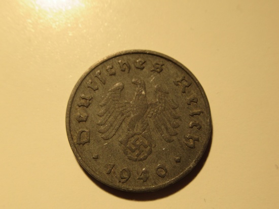 Foreign Coins: WWII Nazi Germany 1940 10 Pfinnigs | Coins & Currency ...