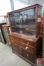 Brickwede hutch display storage cabinet with 2 Proxibid