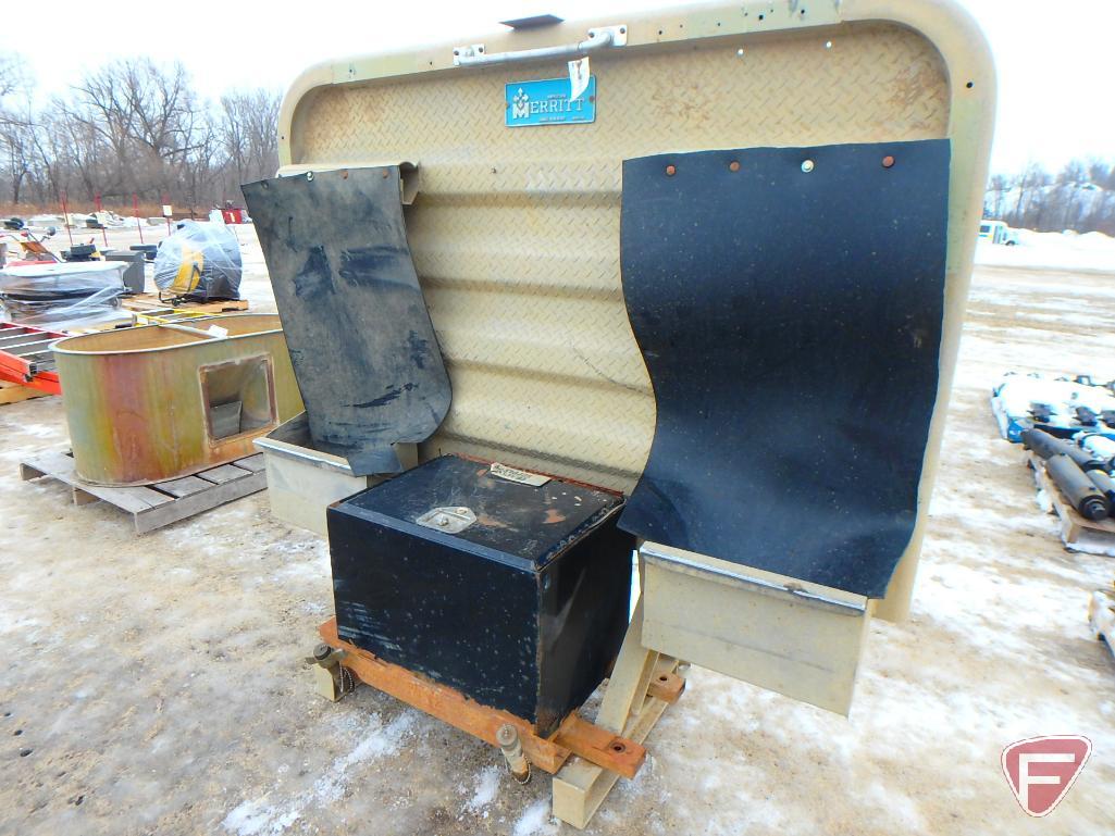 Merritt diamond plate semi truck headache rack | Proxibid