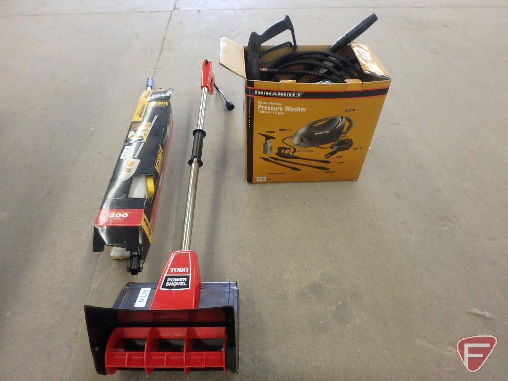 Toro Power Shovel Durabuilt Pressure washer Proxibid