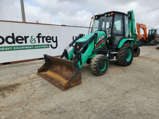 2017 JCB 3CX 4x4 Backhoe Loader, Cab, Loader Bucket, Digging Bucket ...