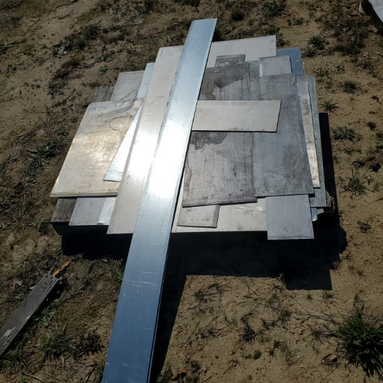 1 Pallet Odd Sized Sheet Metal | Heavy Construction Equipment Building ...