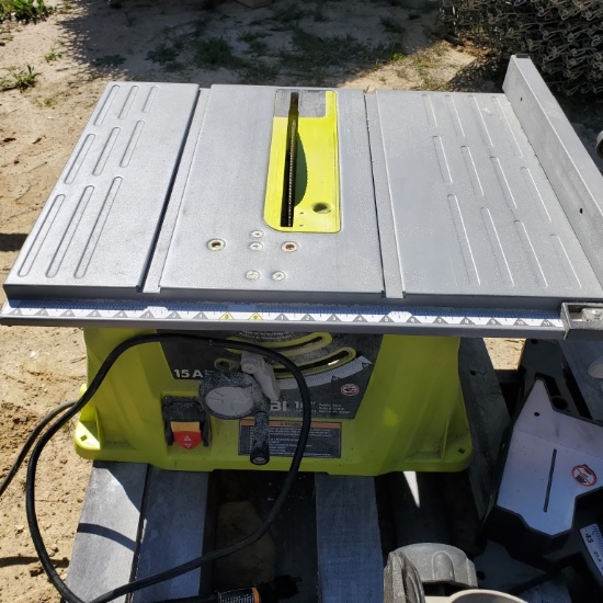 Ryobi 10" Portable Table Saw | Online Auctions | Proxibid