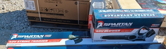 Spartan 40V Weedeater & Blower Set (2 Boxes) | Heavy Construction ...