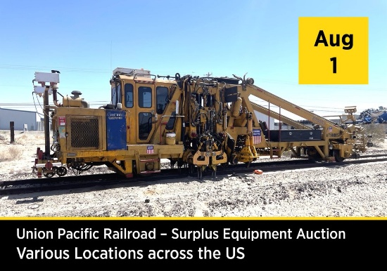 Blackmon Auctions Auction Catalog - Union Pacific Railroad – Surplus ...