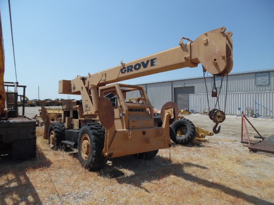 GROVE RT 58 14 TON ROUGH TERRAIN CRANE, 1394 HRS, CANOPY, 4X4, FORD 300 ...