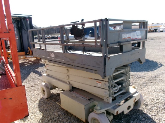 TEREX TS26 SCISSOR LIFT, ELECTRIC, 26' PLATFORM HEIGHT, SOLID TIRES ...