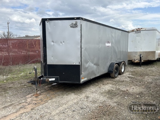 2018 COVE TOOL/ENCLOSED CARG TRAILER, TANDEM AXLE, SINGLE TIRE, SIDE ...
