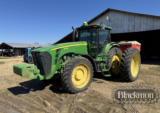 JOHN DEERE 8230 WHEEL TRACTOR, 4540+ hrs 4X4, CAB, 3PT HITCH, SHUTTLE ...