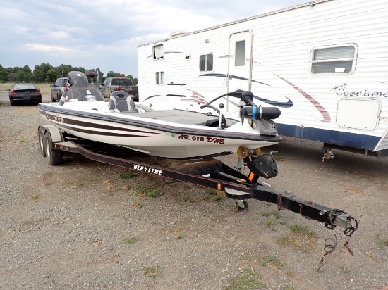 2008 BEELINE BY PHOENIX 2100 SUPER BEE BOAT/TRAILER 250HP SUZUKI SS 4 ...