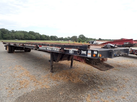 2004 LANDOLL 330B CONTAINER TRAILER, TRAVELING SINGLE AXLE, HYDRAULIC ...
