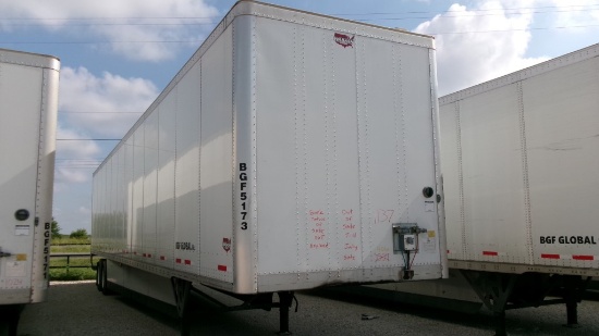 2023 WABASH DRY BOX VAN TRAILER, 53', SLIDING TANDEM AXLES, AIR RIDE ...