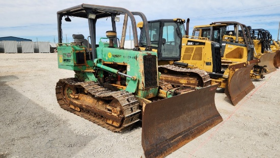 CASE 550H DOZER, CANOPY, 75HP DIESEL, 16" TRACKS/PADS, 96" 6-WAY BLADE ...