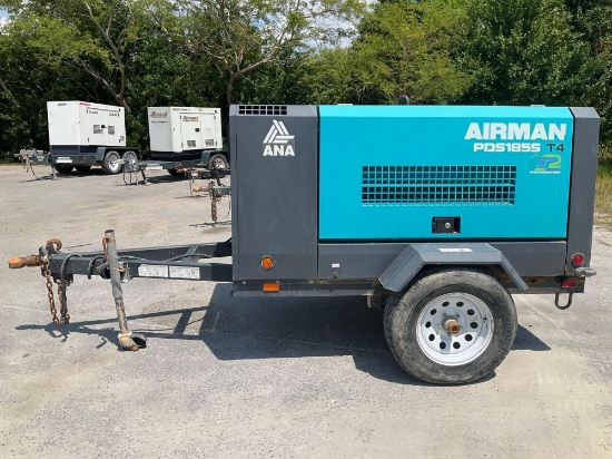 2022 AIRMAN PDS185S-6E1 COMPRESSOR, DIESEL, TRAILER MOUNTED, NORMAL ...