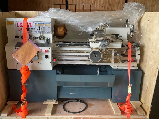 UNUSED UNIVERSAL LATHE, MODEL C61320, NEW IN FACTORY CRATE | Industrial ...