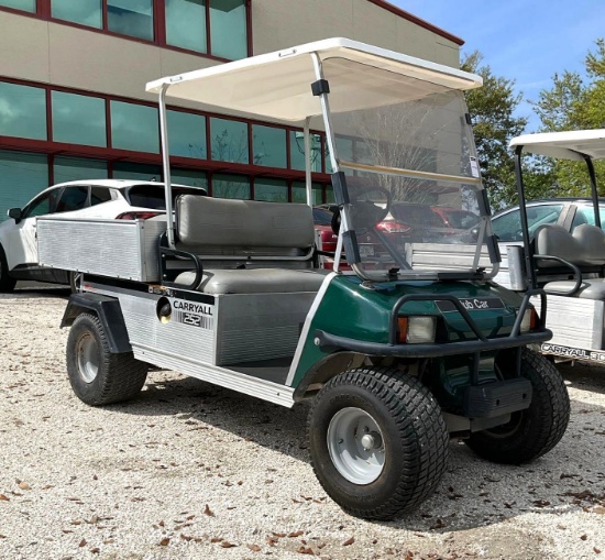 CLUB CAR CARRYALL 252 , GAS POWERED, MANUAL DUMP BED, HITCH , BILL OF ...