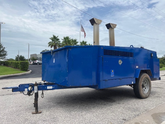 ALLMAND MAXI-HEAT TWIN HEATER UNIT MODEL MHS00IQ, TRAILER MOUNTED, MAX ...