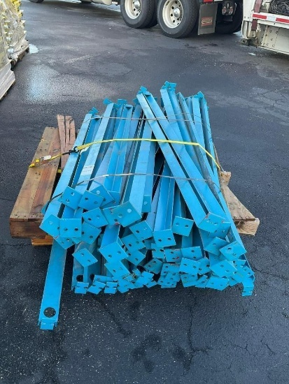 ( 2 ) PALLETS OF BLUE CROSS BEAMS | Heavy Construction Equipment Light ...