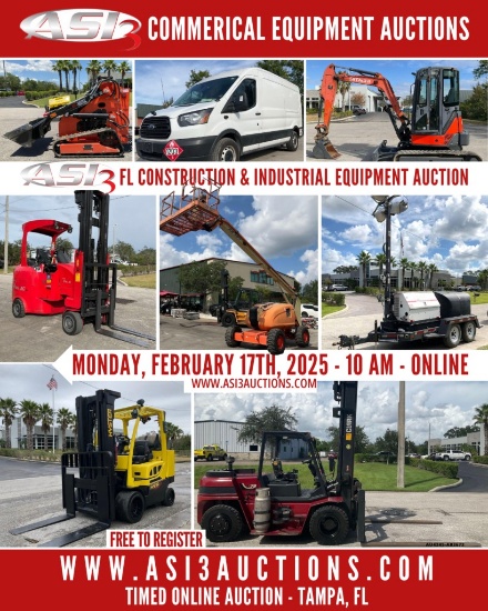 ASI3 LLC Auction Catalog - FL Construction & Industrial Equipment ...