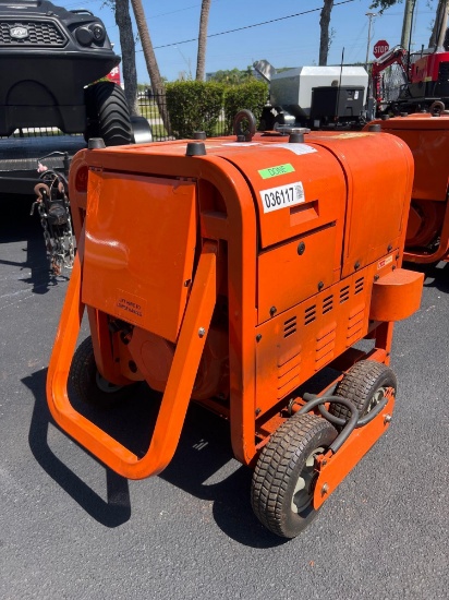 AMERICAN TOOL AT7500D12GAL PORTABLE GENERATOR, GAS POWERED , LOW HRS ...
