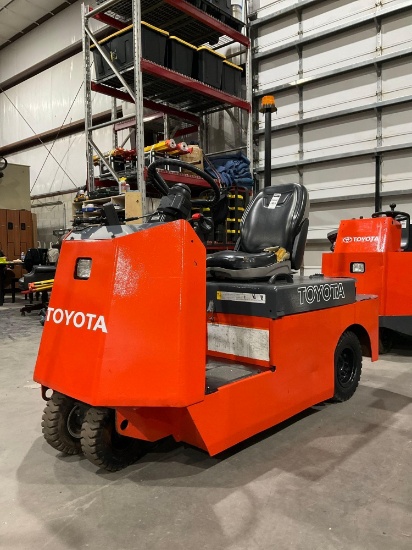 TOYOTA RIDE ON TUGGER MODEL CBT4, ELECTRIC, 48V, APPROX MAX DRAWBAR ...