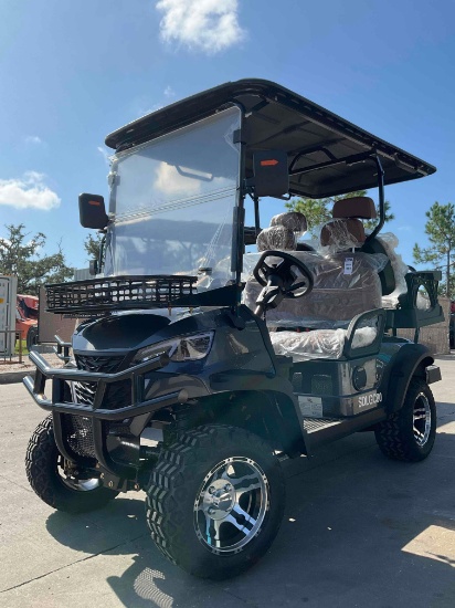 UNUSED 2025 IR ELECTRIC GOLF CART MODEL IRGC80, 4 PASSENGER; STORAGE ...
