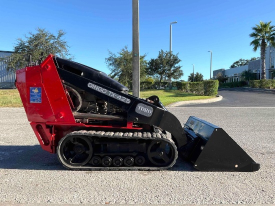 2018 TORO DINGO MINI TRACK LOADER MODEL TX-425,GAS POWER, RUBBER TRACKS ...