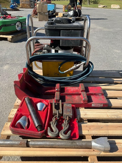 RESCUE TOOLS W/ AMKUS RESCUE SYSTEM POWER UNIT MODEL B 104 XL WITH ...