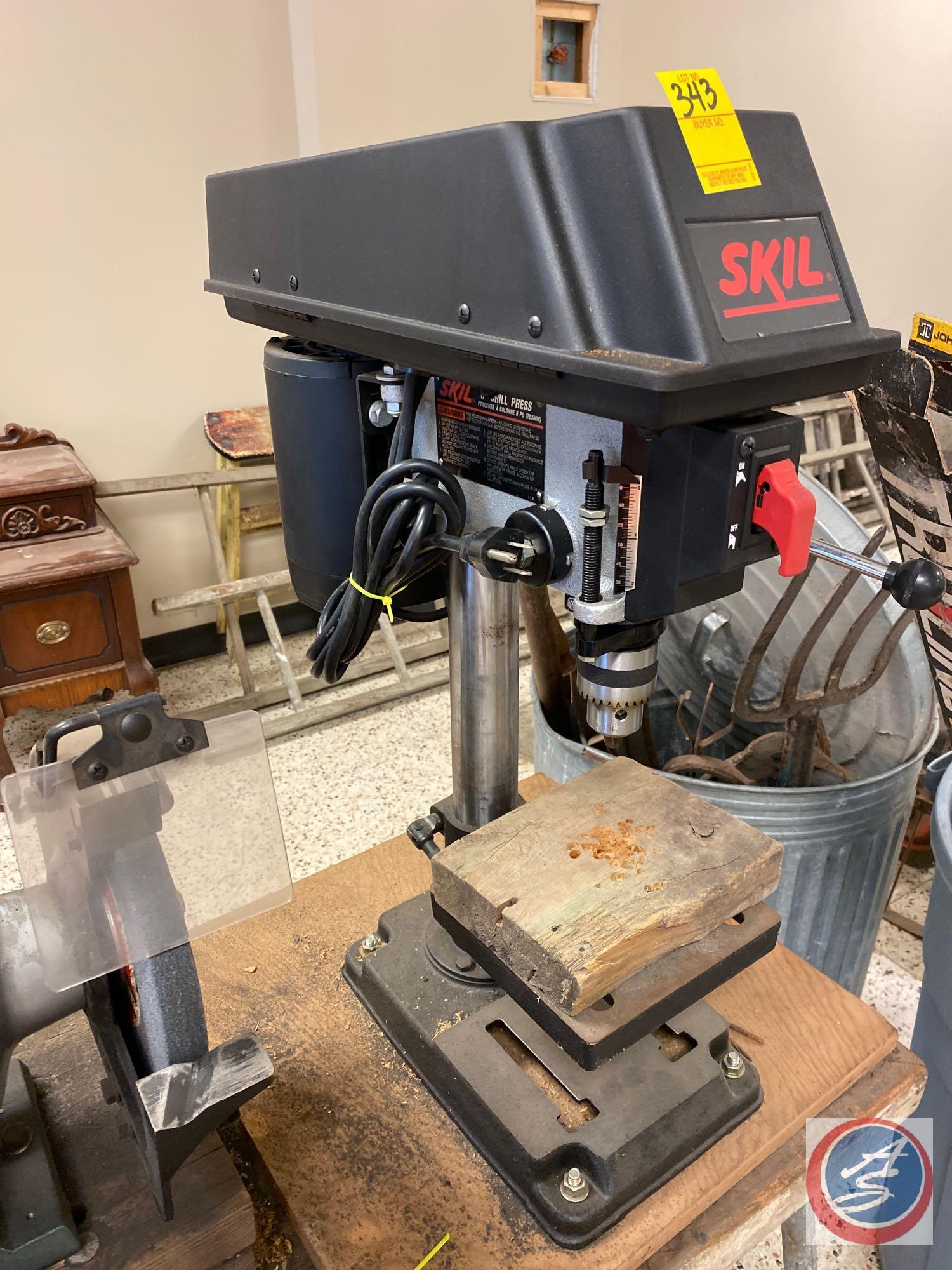 Skil 8" Drill Press Model No. 3380 with Single | Proxibid