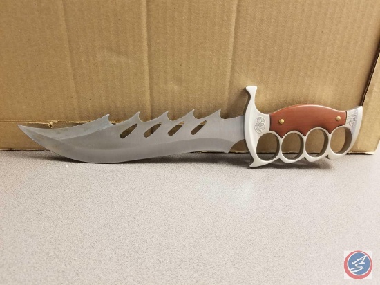 Bowie Knife With Brass Knuckles