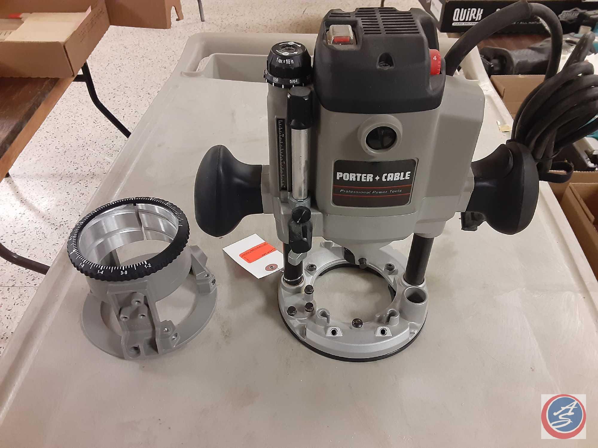 Porter Cable Plunge Router Model 7529 w Router Proxibid