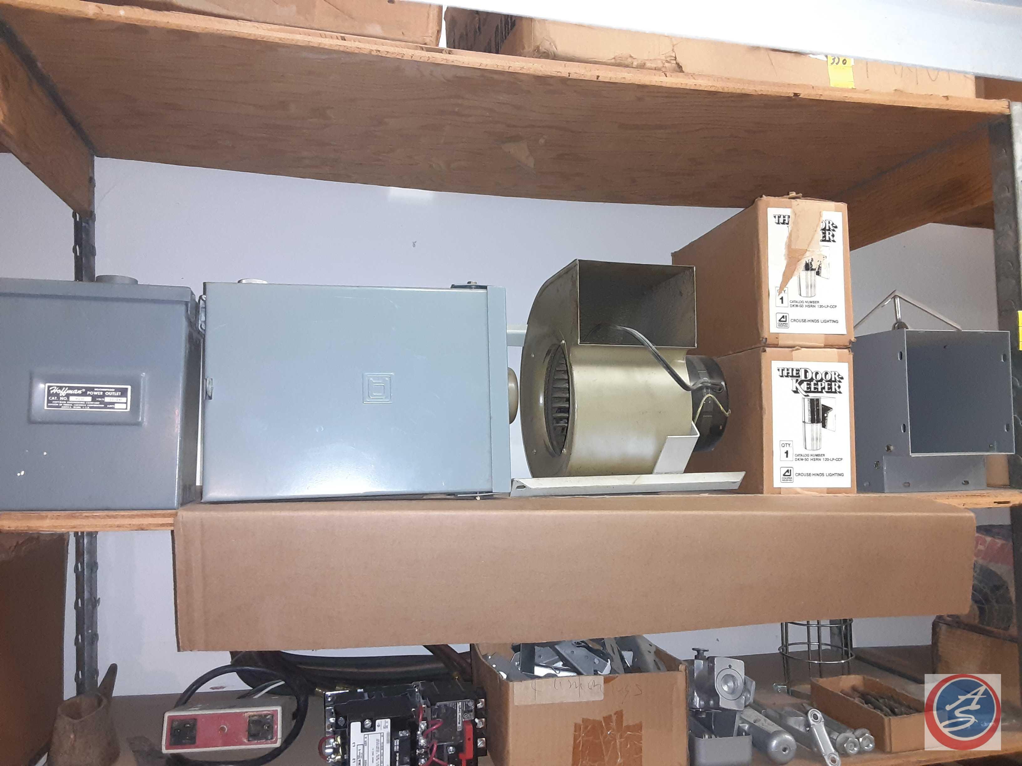 (2) electrical boxes, ceiling exhaust fan, (2) | Proxibid