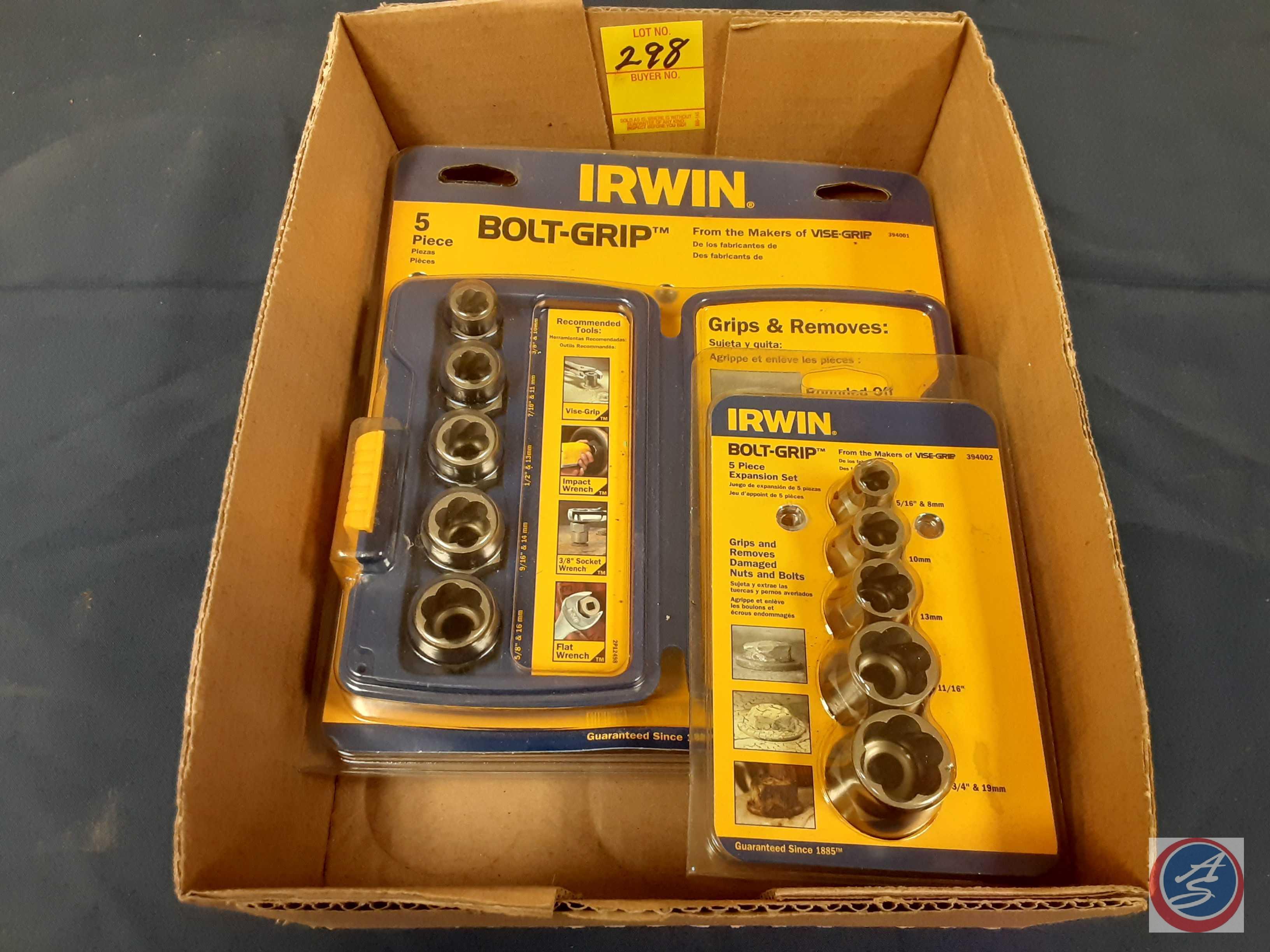 Irwin Grips & Removes and Irwin...5 piece | Proxibid