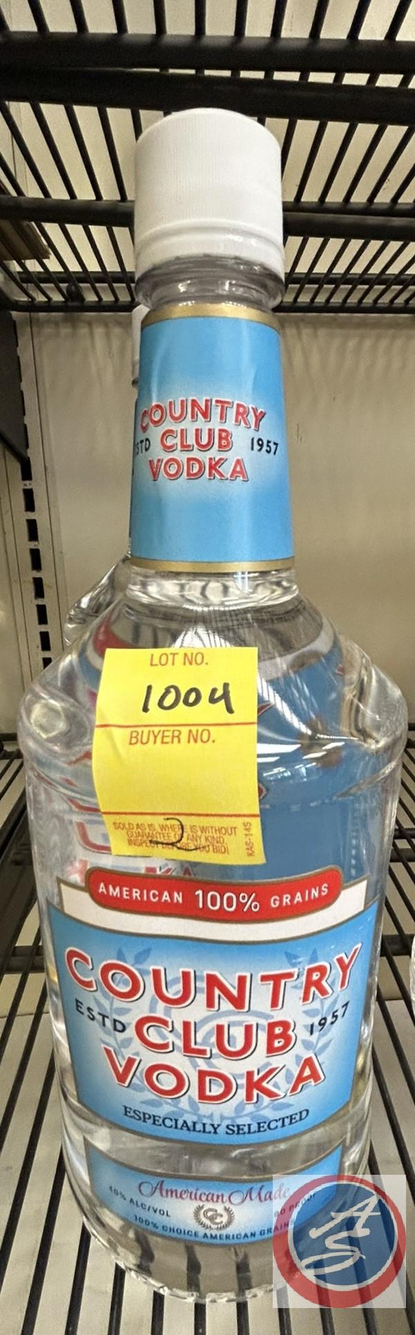 (2) Country club vodka (times the money) | Proxibid