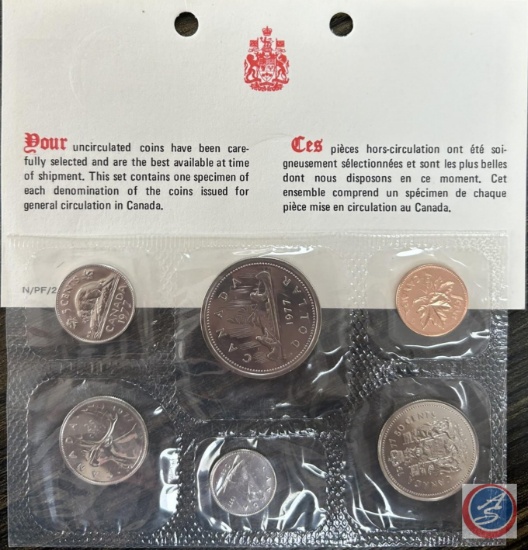 1977 Canadian Uncirculated coin set | Coins & Currency Coins World ...