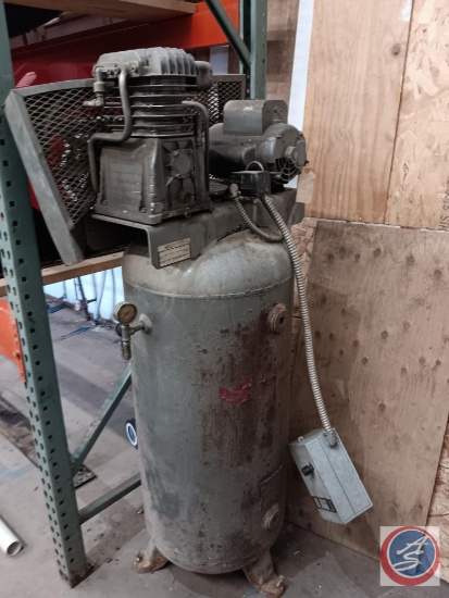 8' Ladder and Industrial Air 60 gallon air compressor (unsure of ...