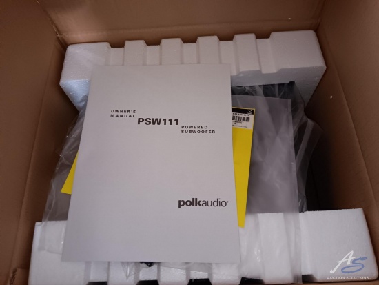 Polk Audio PSW111 Subwoofer (new in box) | Online Auctions | Proxibid