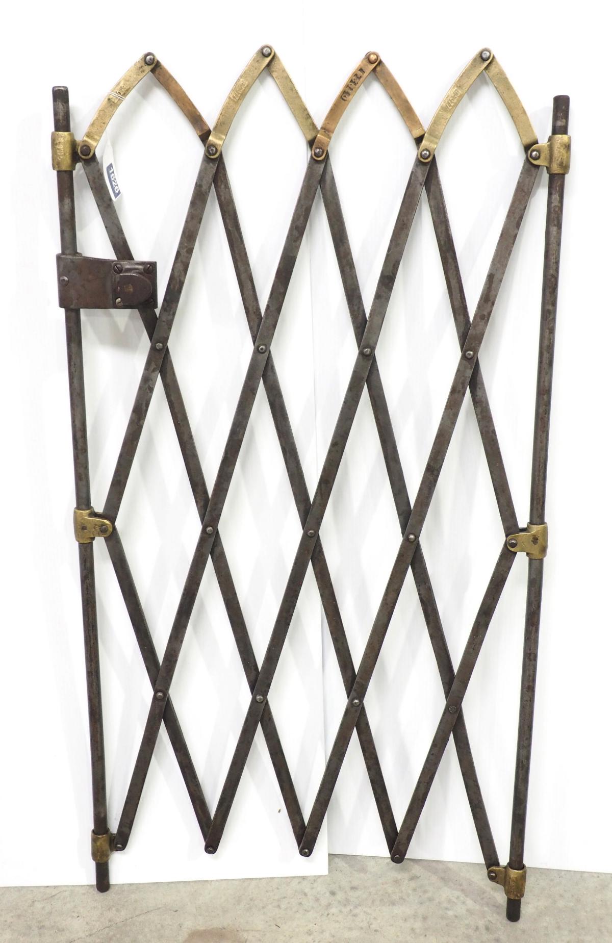 Cast iron & brass railroad gate | Proxibid