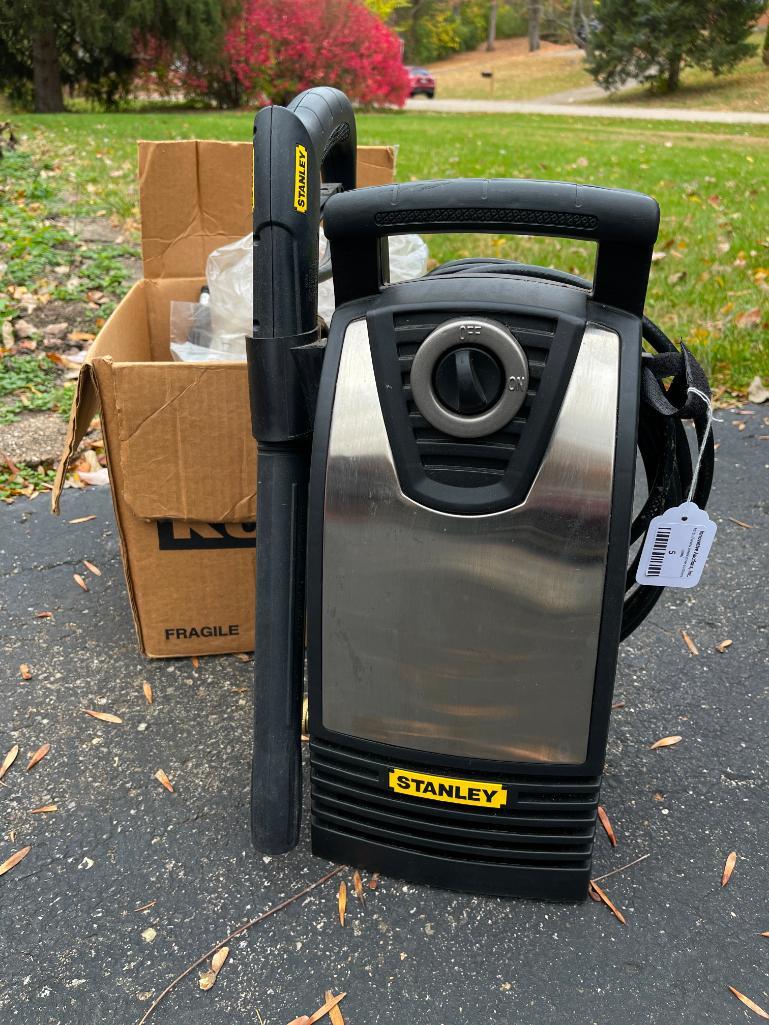 Stanley Pressure Washer and Attachments | Proxibid